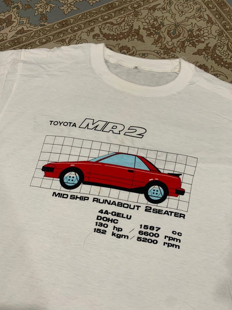 Vintage Toyota MR2 Tshirt, Luxury, Apparel on Carousell