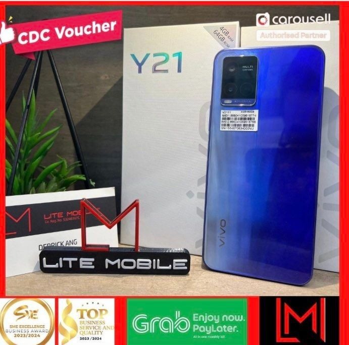 Vivo Y21 Blue 64 GB, Mobile Phones & Gadgets, Mobile Phones, Android Phones, Vivo on Carousell