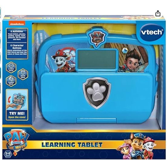 VTech PAW Patrol Learning Tablet, Blue (CL0076), Hobbies & Toys, Toys ...