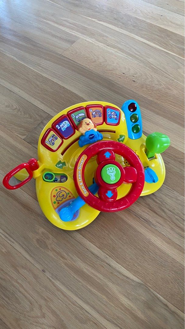 Vtech Turn & Learn Driver, Babies & Kids, Infant Playtime on Carousell