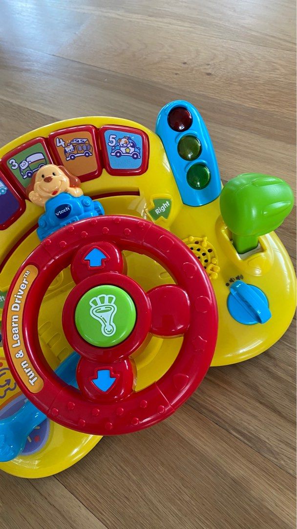 Vtech Turn & Learn Driver, Babies & Kids, Infant Playtime on Carousell