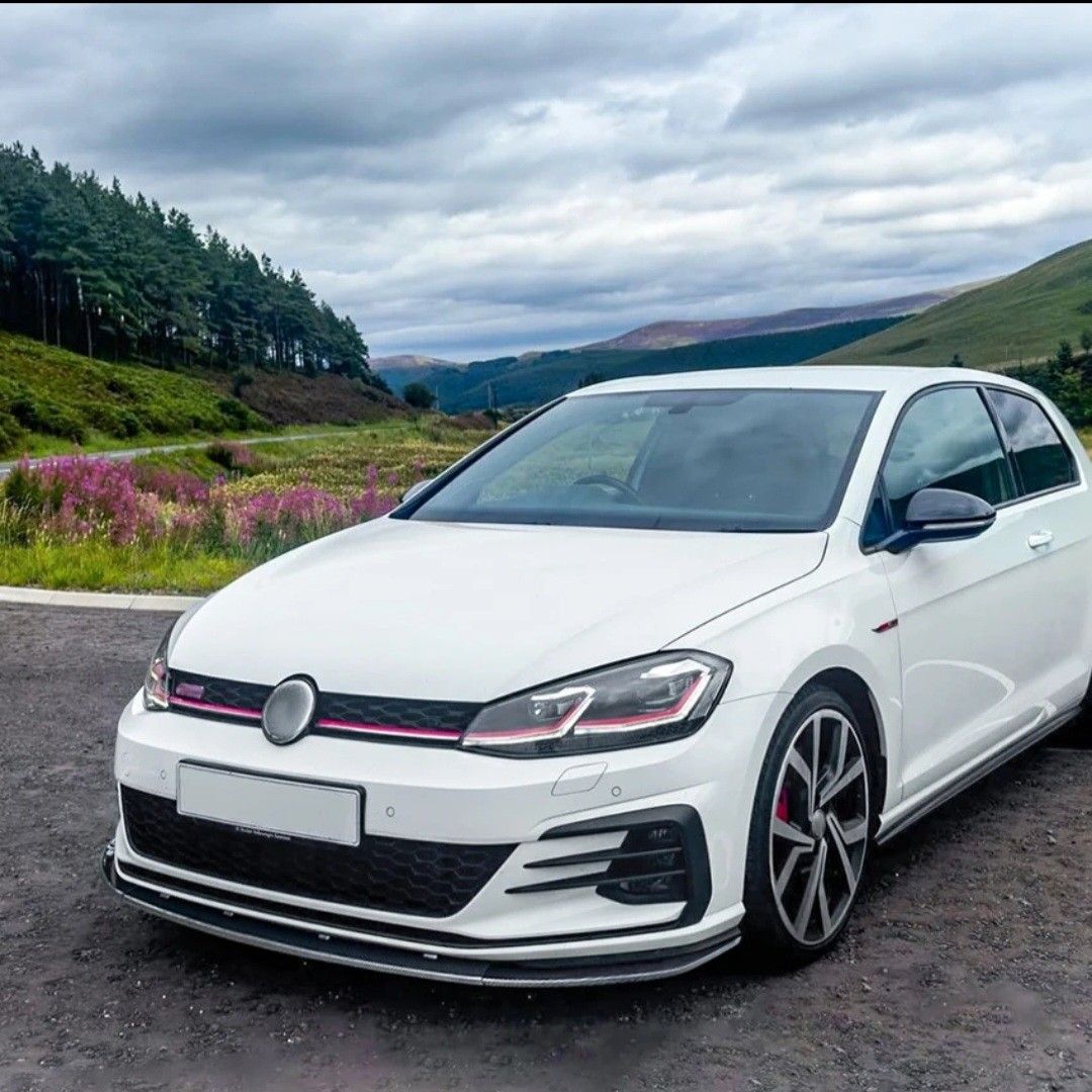 VW Golf GTI MK 7.5 front lip (gloss black), Car Accessories ...
