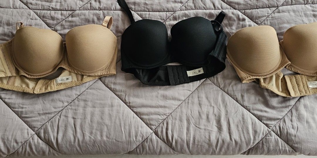 Wacoal half cup bra with strap. Size B80, Women's Fashion, New ...