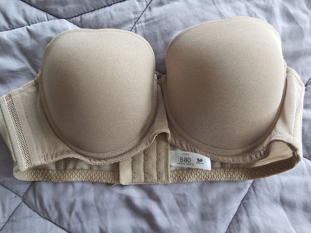 Wacoal half cup bra with strap. Size B80, Women's Fashion, New Undergarments & Loungewear on ...