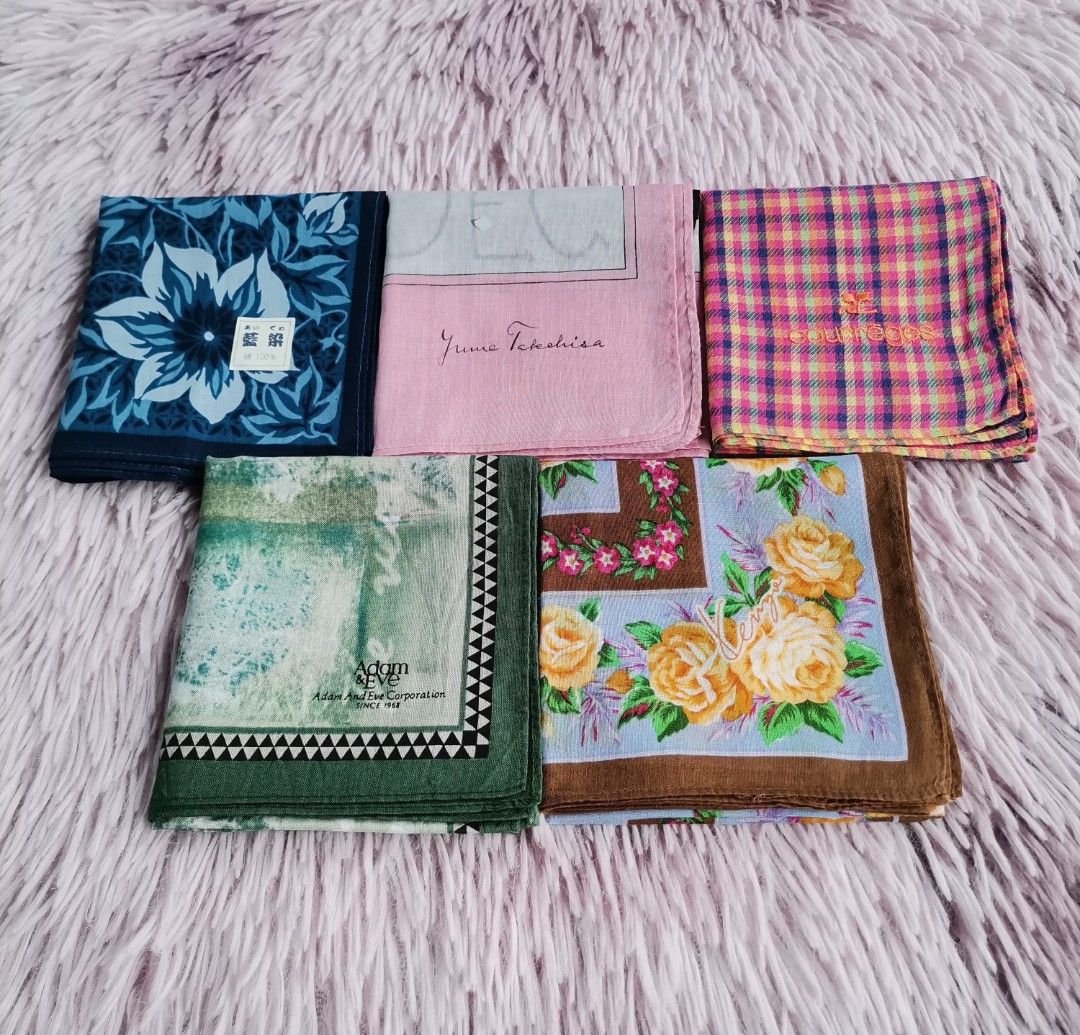 WOMEN Branded Handkerchief Bundle, Men's Fashion, Watches & Accessories ...