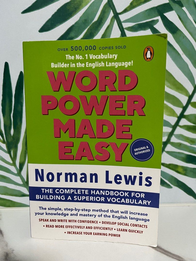 Word Power Made Easy By Norman Lewis Hobbies And Toys Books And Magazines Fiction And Non Fiction