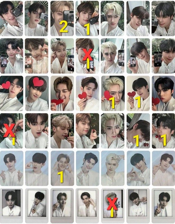wts zb1 fancon trading cards hanbin hao jiwoong matthew taerae ricky gyuvin gunwook yujin ...