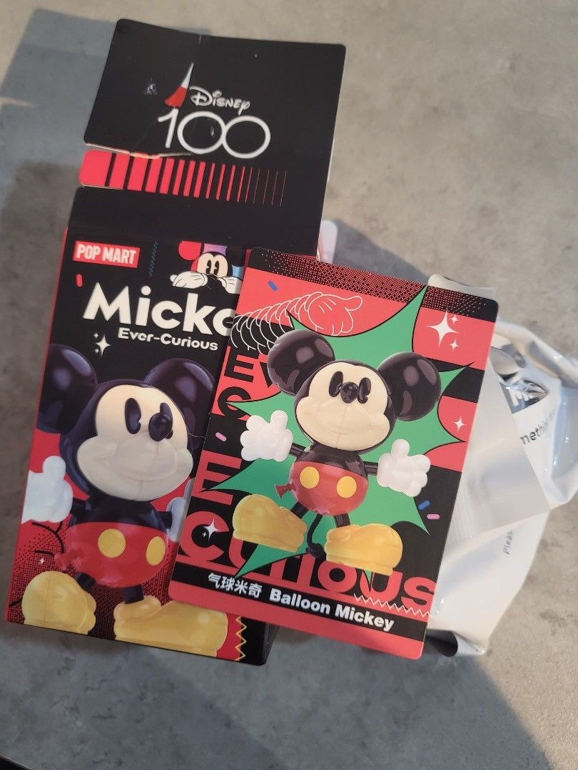 WTT Pop Mart Mickey Curious Balloon Mickey, Hobbies & Toys, Memorabilia ...