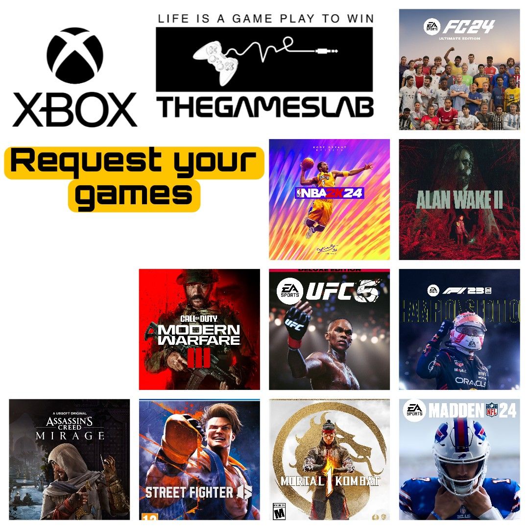 XBOX Digital Games | FC 24 | NBA 2K24 | ALAN WAKE 2 | CALL OF DUTY ...