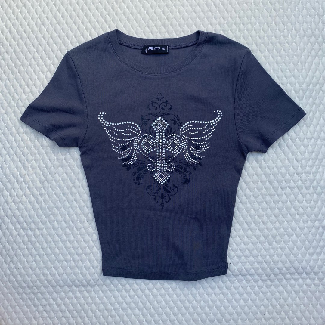 Y2K BEADED TOP, Women's Fashion, Tops, Others Tops on Carousell