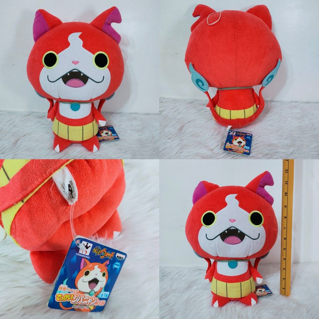 Yokai Watch Jibanyan Plushie, Hobbies & Toys, Toys & Games on Carousell