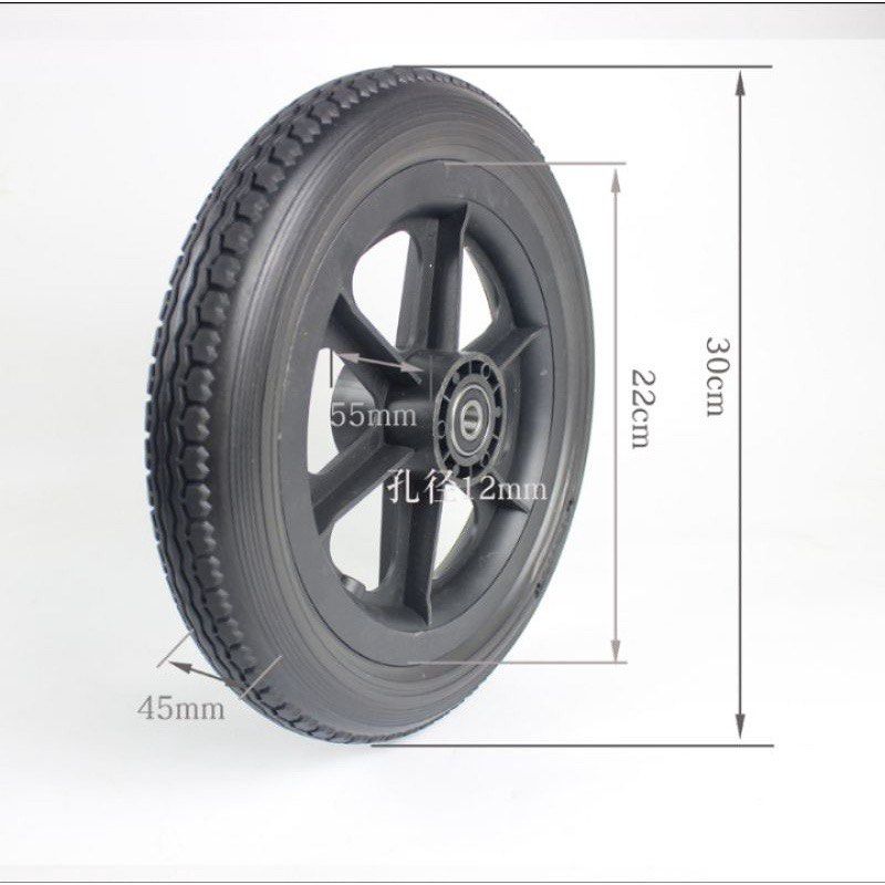 12inch Replacement wheelchair Tyre. Castor. Wheelchair wheel, Health ...