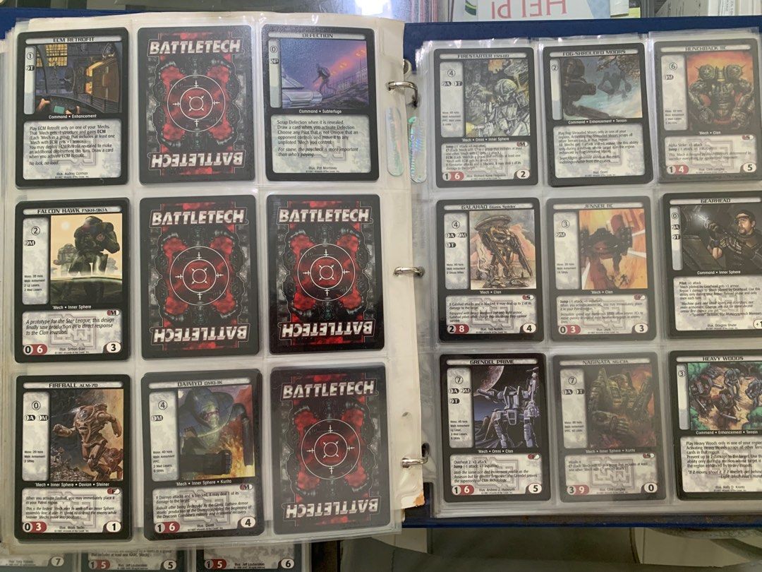 250+ 1st Edition Vintage Battletech Cards, Hobbies & Toys, Toys & Games ...