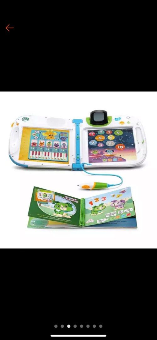 Leapfrog reader with 12 books, Hobbies & Toys, Toys & Games on Carousell