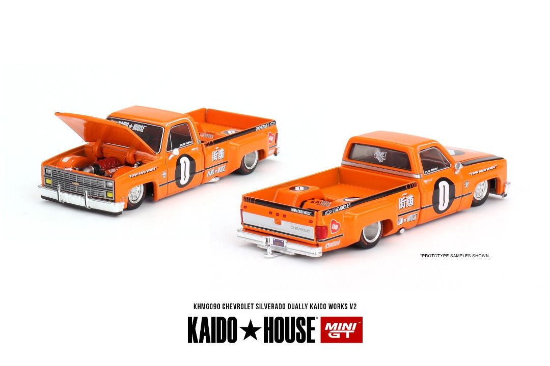 Mini GT x Kaido House Chevrolet Silverado Dually KAIDO WORKS V2 Honda ...