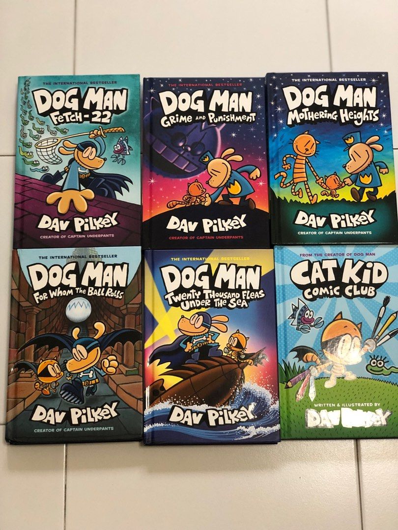 $50 for 12: Dog Man full set and 1 Cat Kid Comic Club, Hobbies & Toys ...