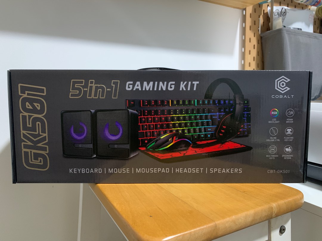 5 in 1 Gaming Kit, Computers & Tech, Parts & Accessories, Computer Keyboard on Carousell