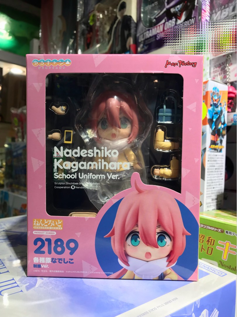 日版 [GSC][黏土人2189] 搖曳露營 - 各務原撫子, 興趣及遊戲, 玩具 & 遊戲類 - Carousell