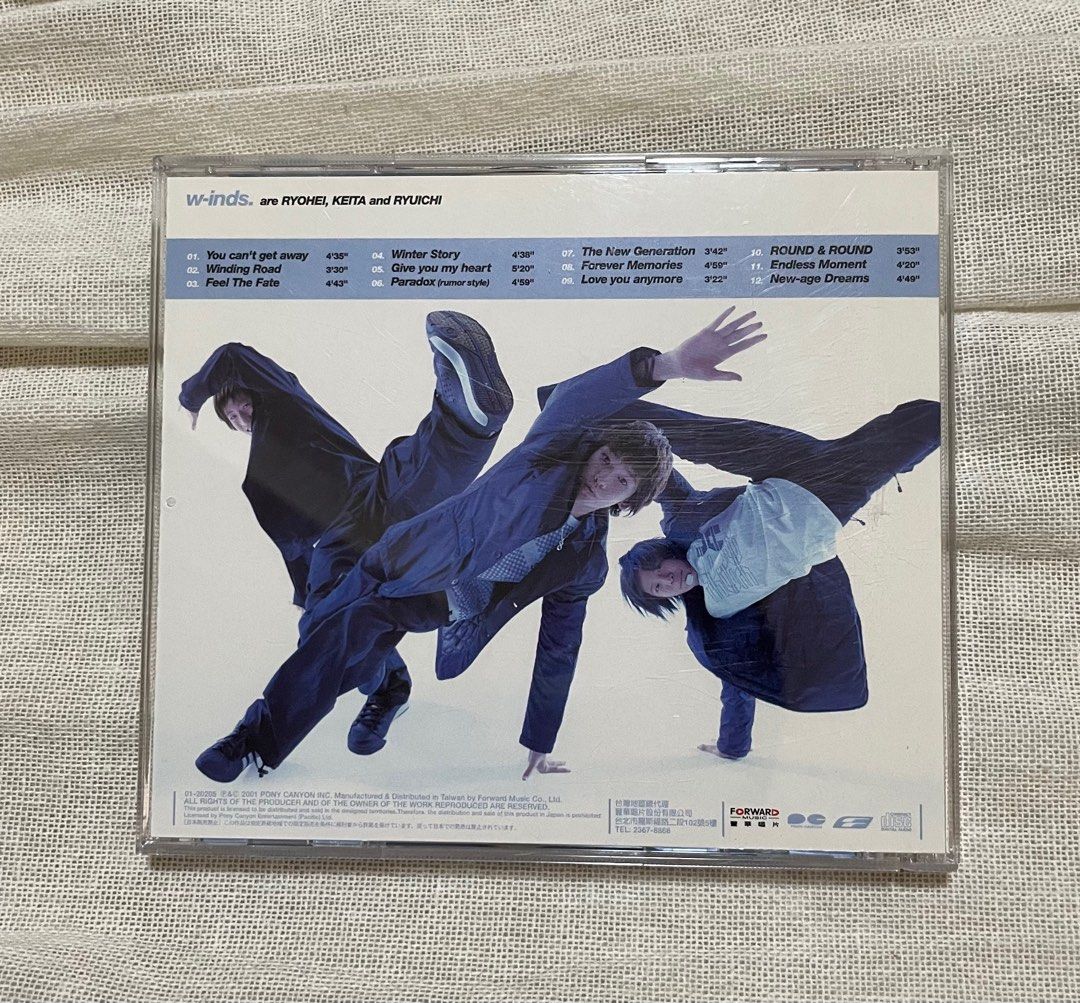 二手 w-inds. 1st message 專輯 台壓版 CD, 書籍、休閒與玩具, 樂器、音樂相關, CD、DVD在旋轉拍賣