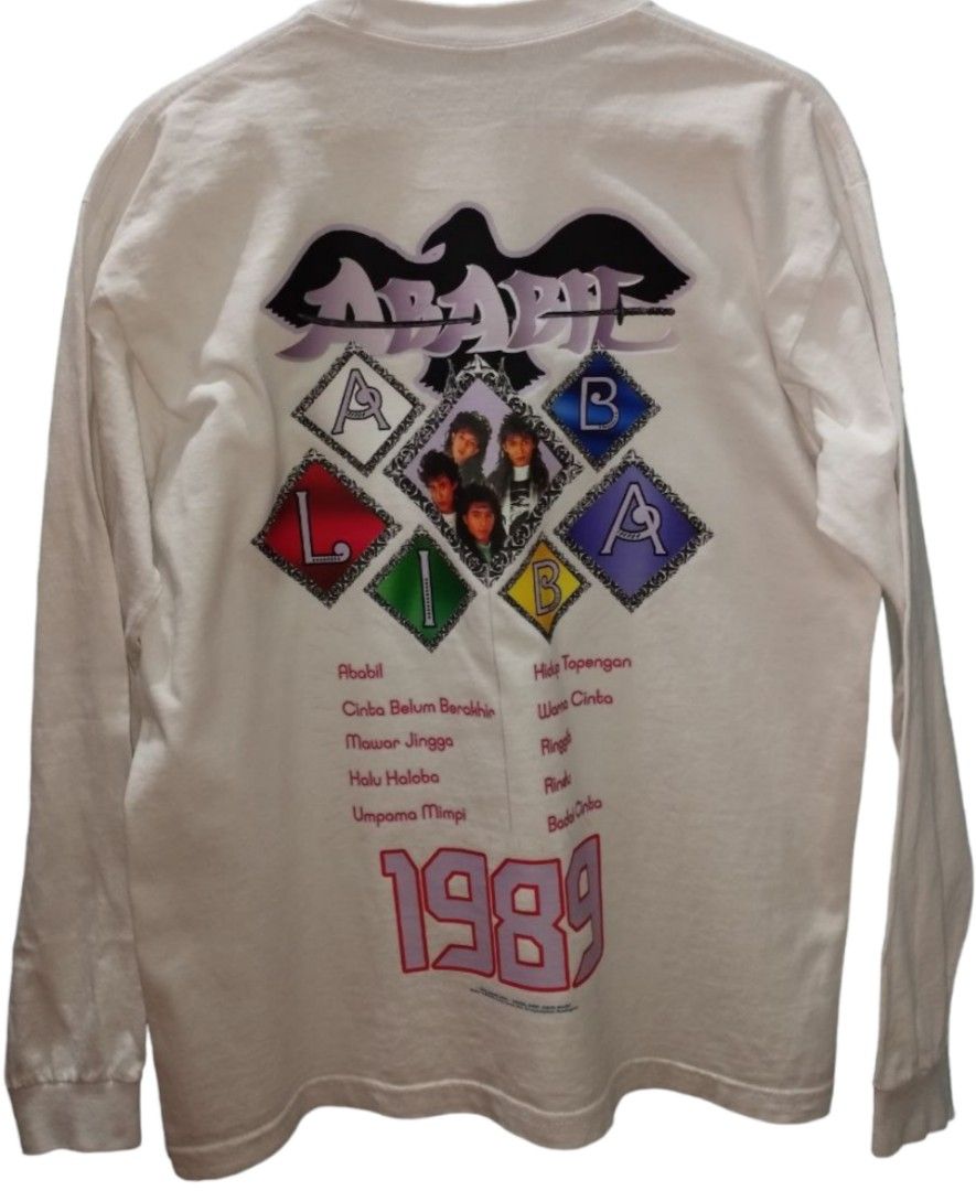 ABABIL 1989 Album Promo Custom Design Rock Kapak Size L Tag Pro Club ...