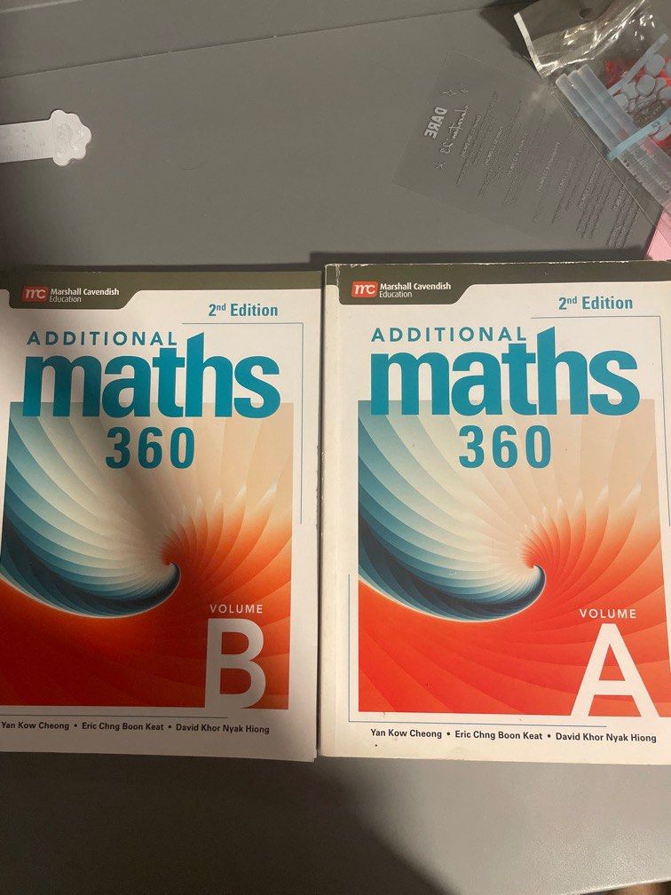 Additional Maths 360 Vol A/B 2nd Edition, Hobbies & Toys, Books ...