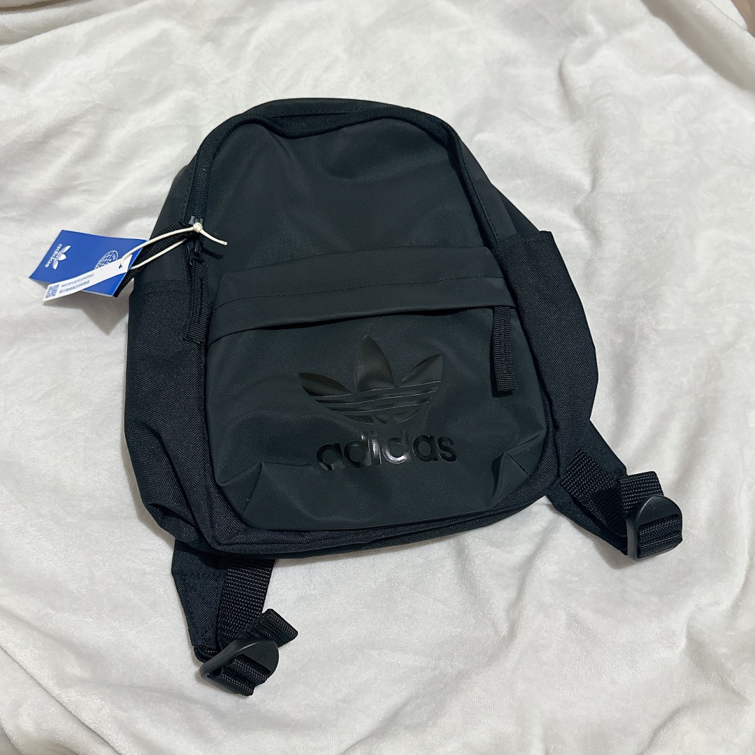 ADIDAS BACKPACK BLACK ORIGINAL, Women's Fashion, Bags & Wallets ...
