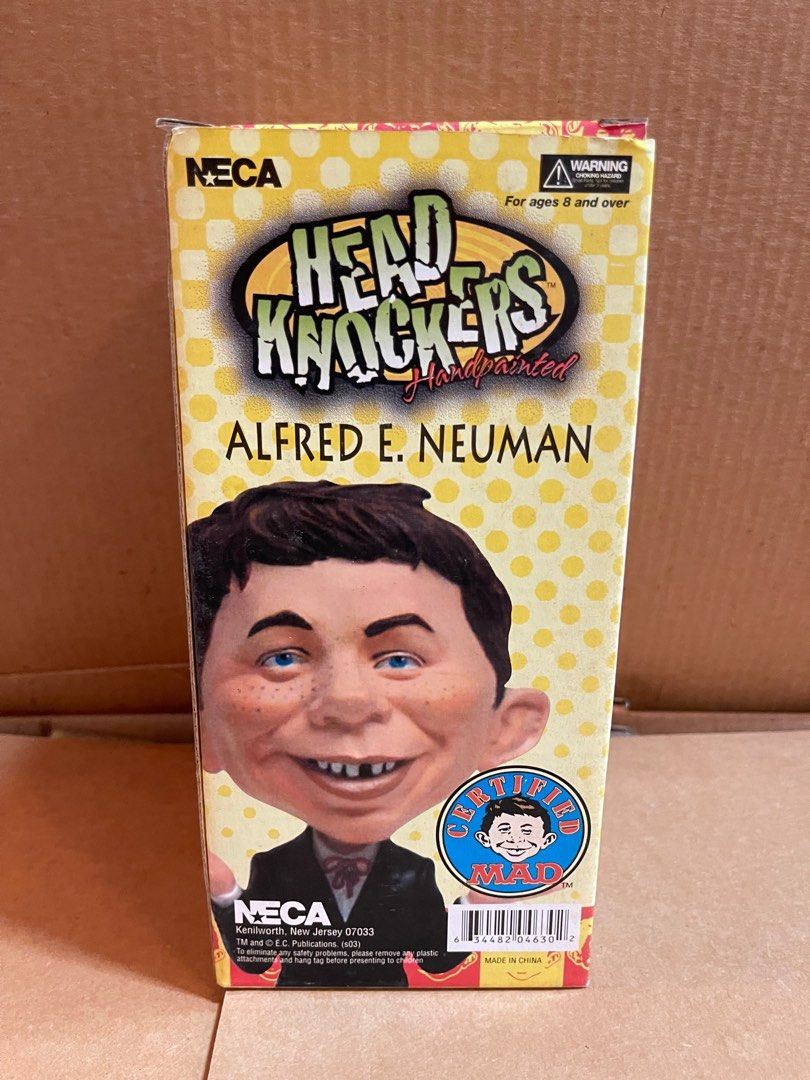 Alfred E. Neuman Mad Magazine Head Knockers., Hobbies & Toys ...