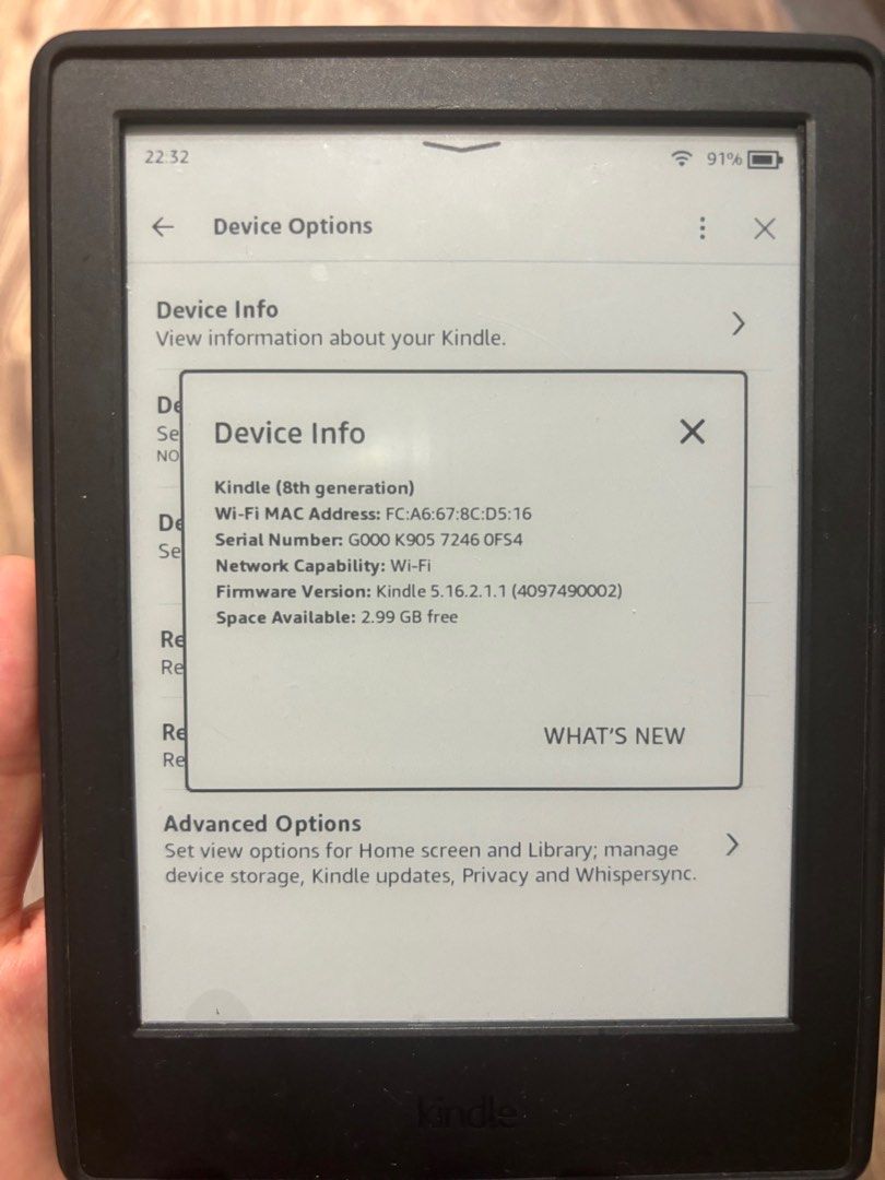 Amazon Kindle 8th Gen, Mobile Phones & Gadgets, E-Readers on Carousell