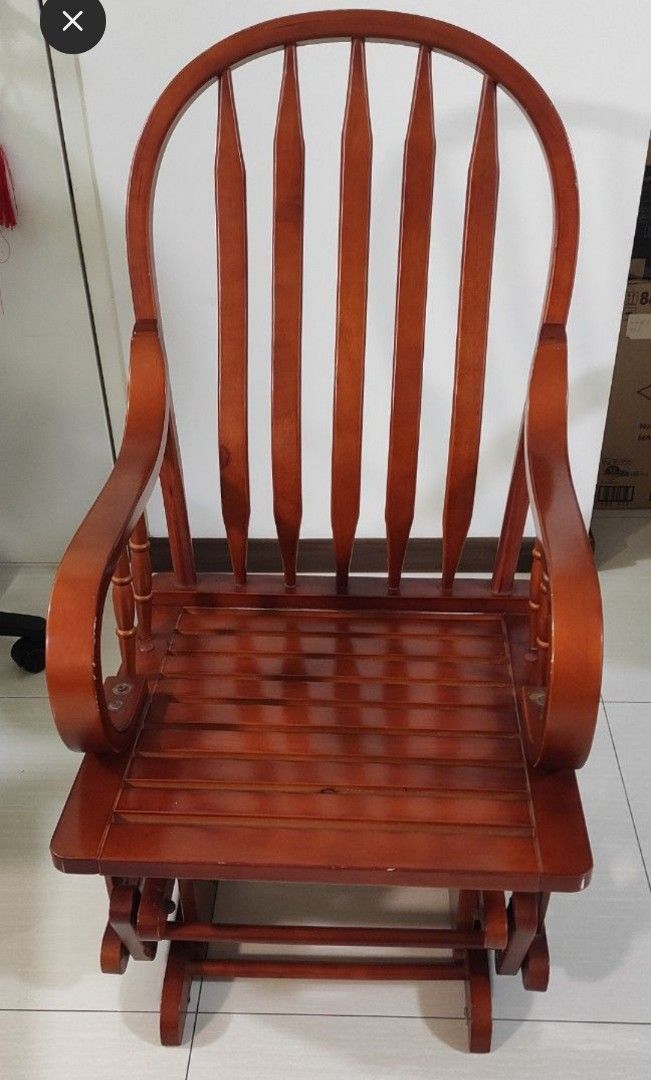 Antique Rosewood Rocking Chair, Furniture & Home Living, Furniture ...