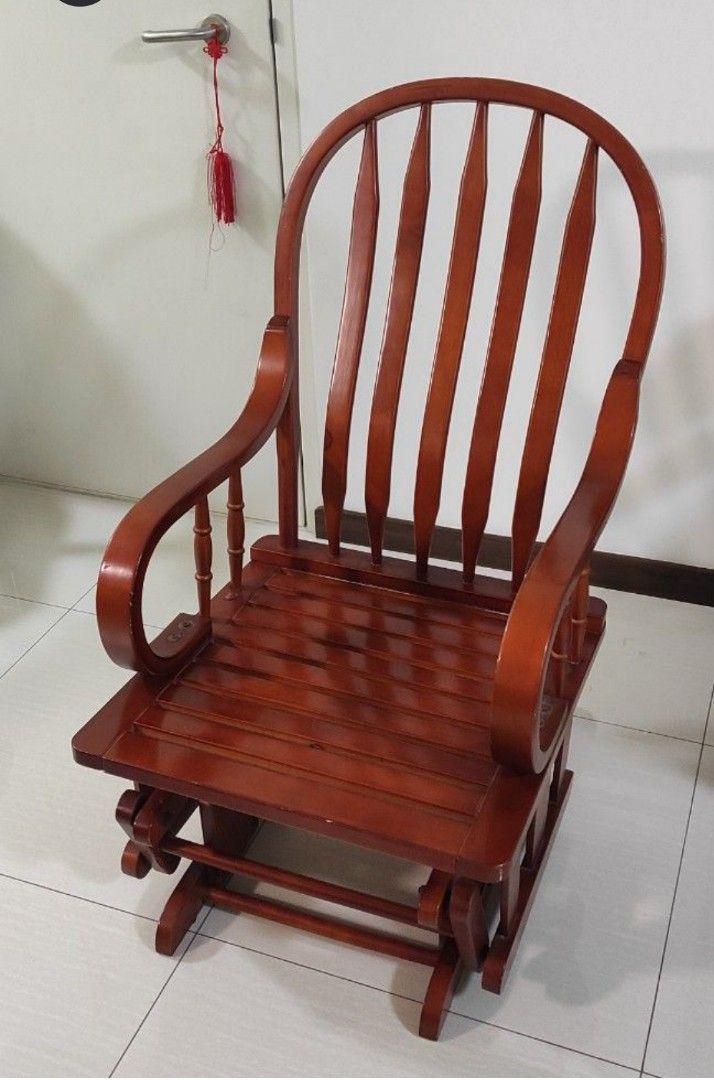 Antique Rosewood Rocking Chair, Furniture & Home Living, Furniture ...
