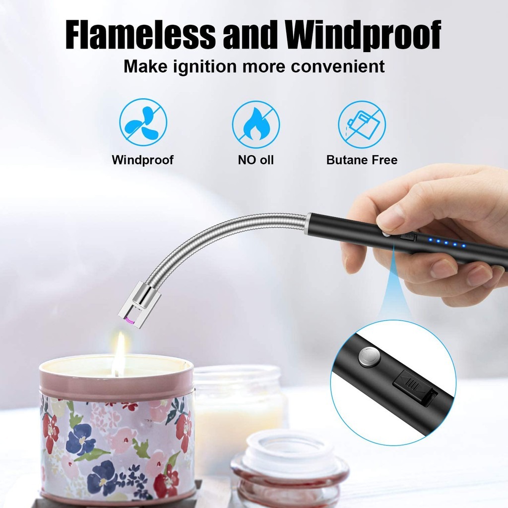 ARC Electric lighter with 360 rotations in Flexible Long Neck (Re ...