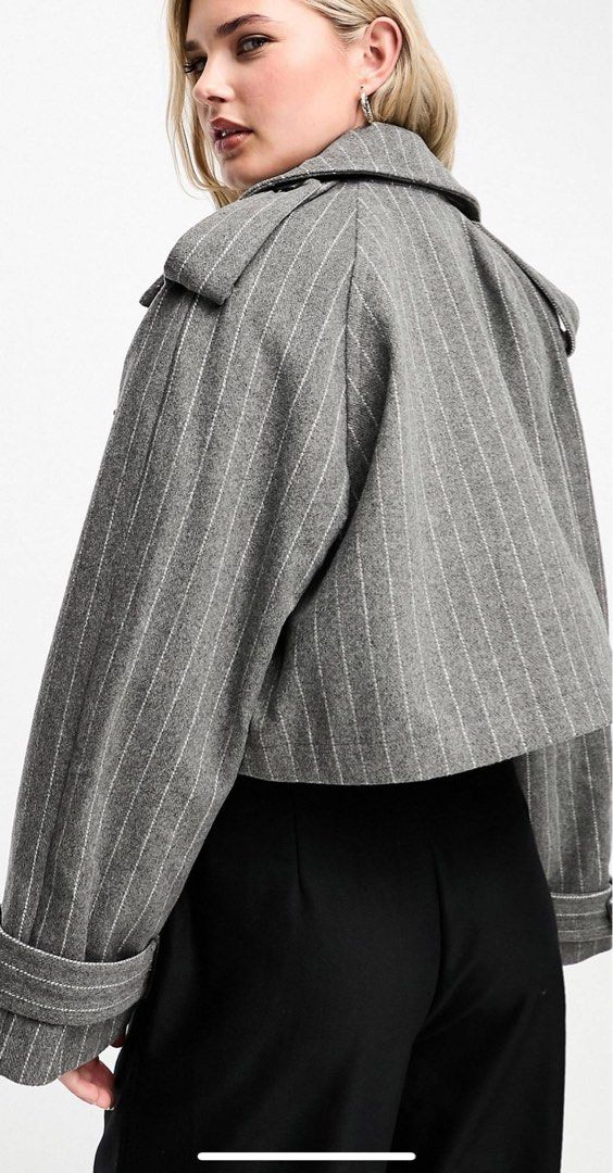 ASOS cropped formal trench, Women's Fashion, Coats, Jackets and ...