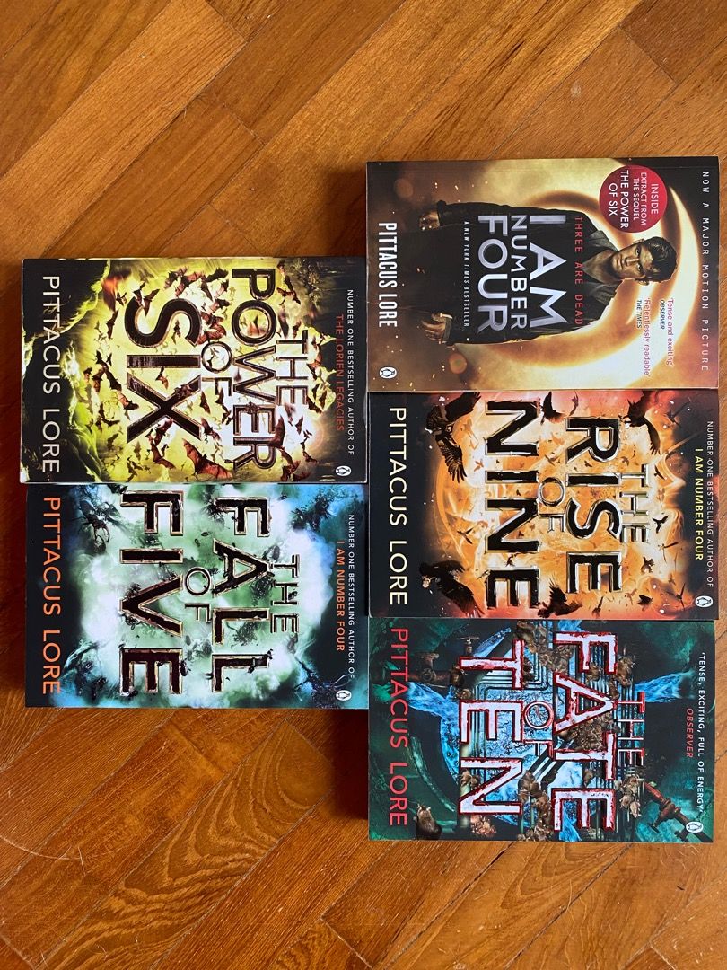 Assorted Books - Rick Riordan, Pittacus Lore, Hunger Games trilogy, DC ...