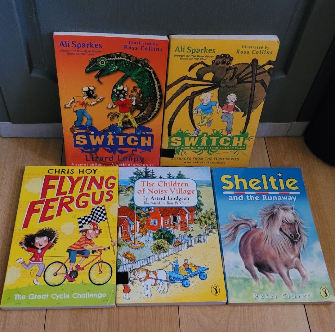 Astrid Lindgren Peter Clover Chris Hoy Ali Sparkes books set, Hobbies ...