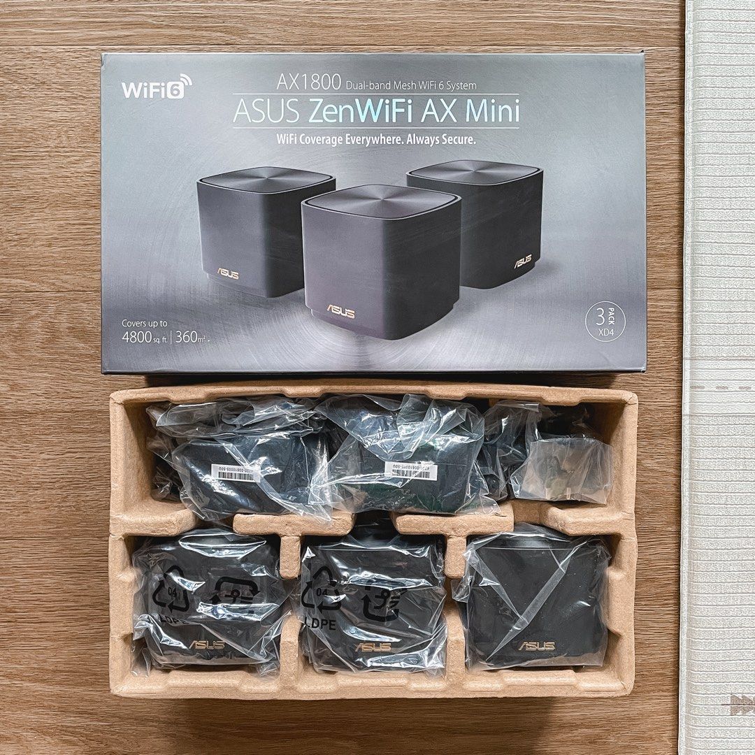 ASUS Zen WiFi AX Mini XD4 (3 Pack), Computers & Tech, Parts ...