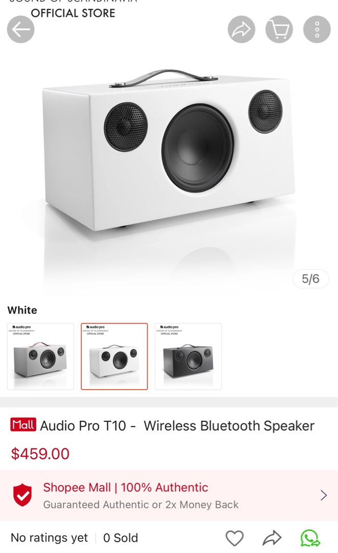 Audio pro T10 speaker, Audio, Soundbars, Speakers & Amplifiers on Carousell
