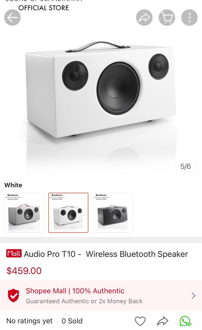 Audio pro T10 speaker, Audio, Soundbars, Speakers & Amplifiers on Carousell