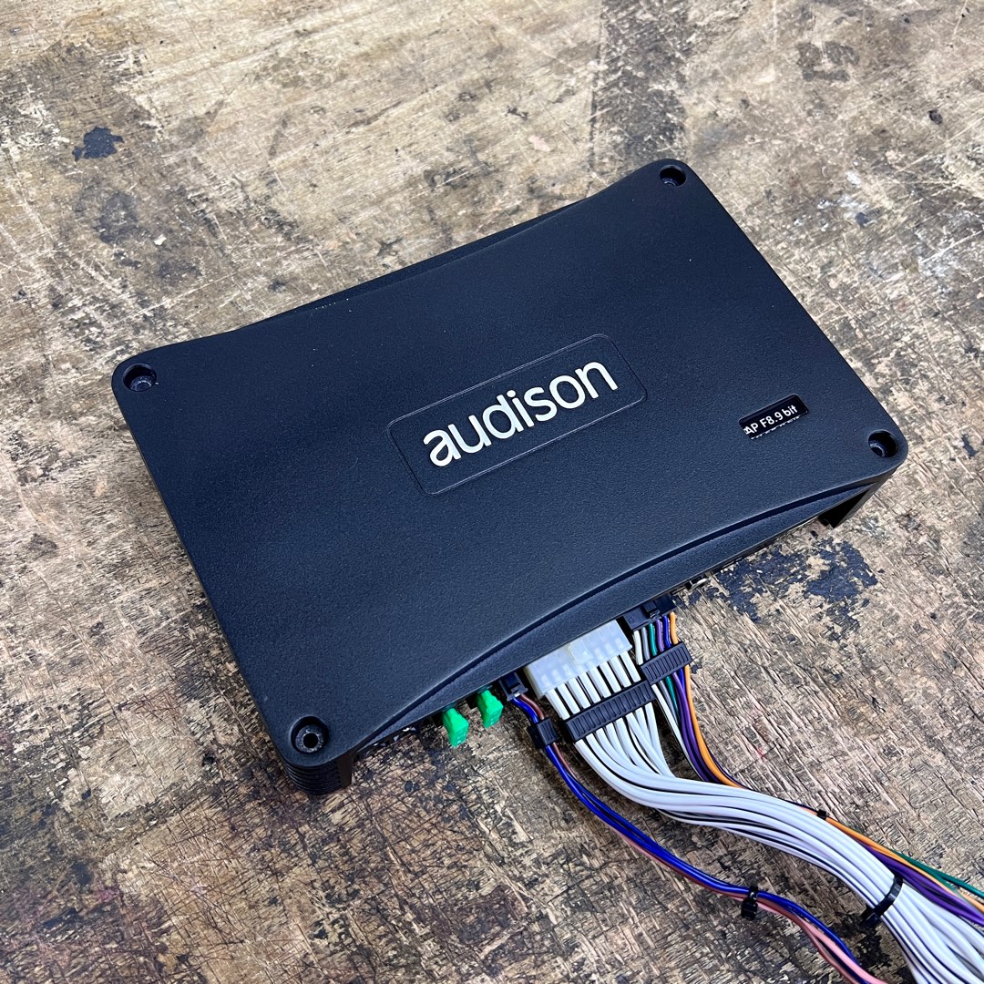 Audison AP F8.9bit / 8-Channel 1040W RMS Power Amplifier with DSP, Car ...