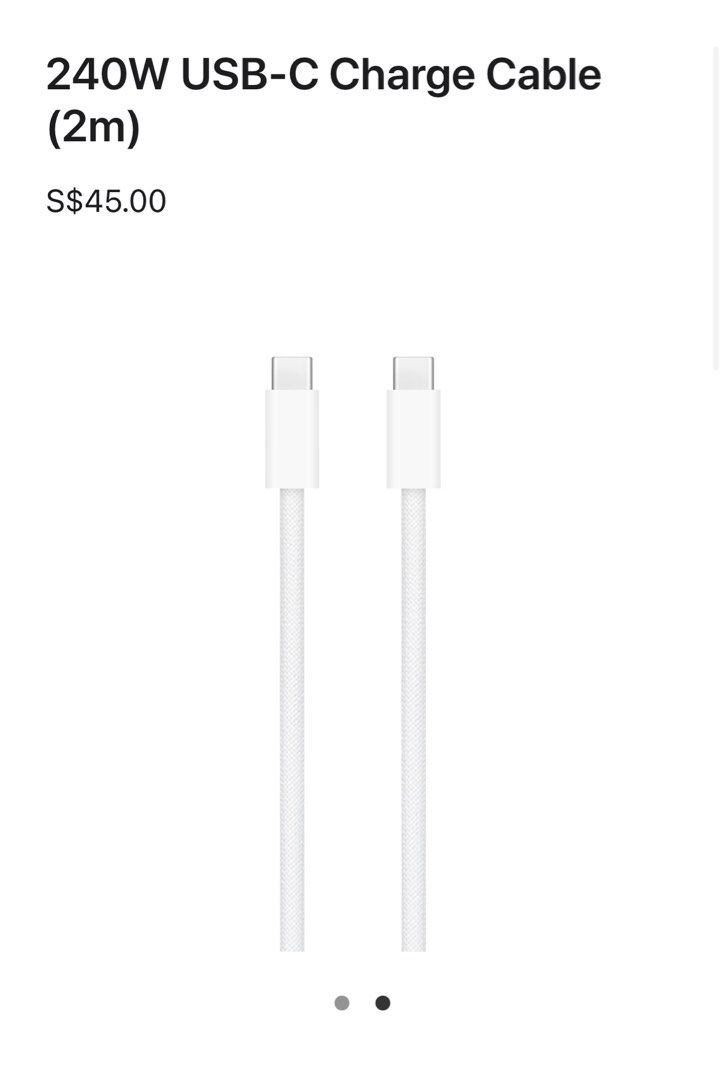 Authentic Apple Usb C Cable Computers And Tech Parts And Accessories Cables And Adaptors On Carousell