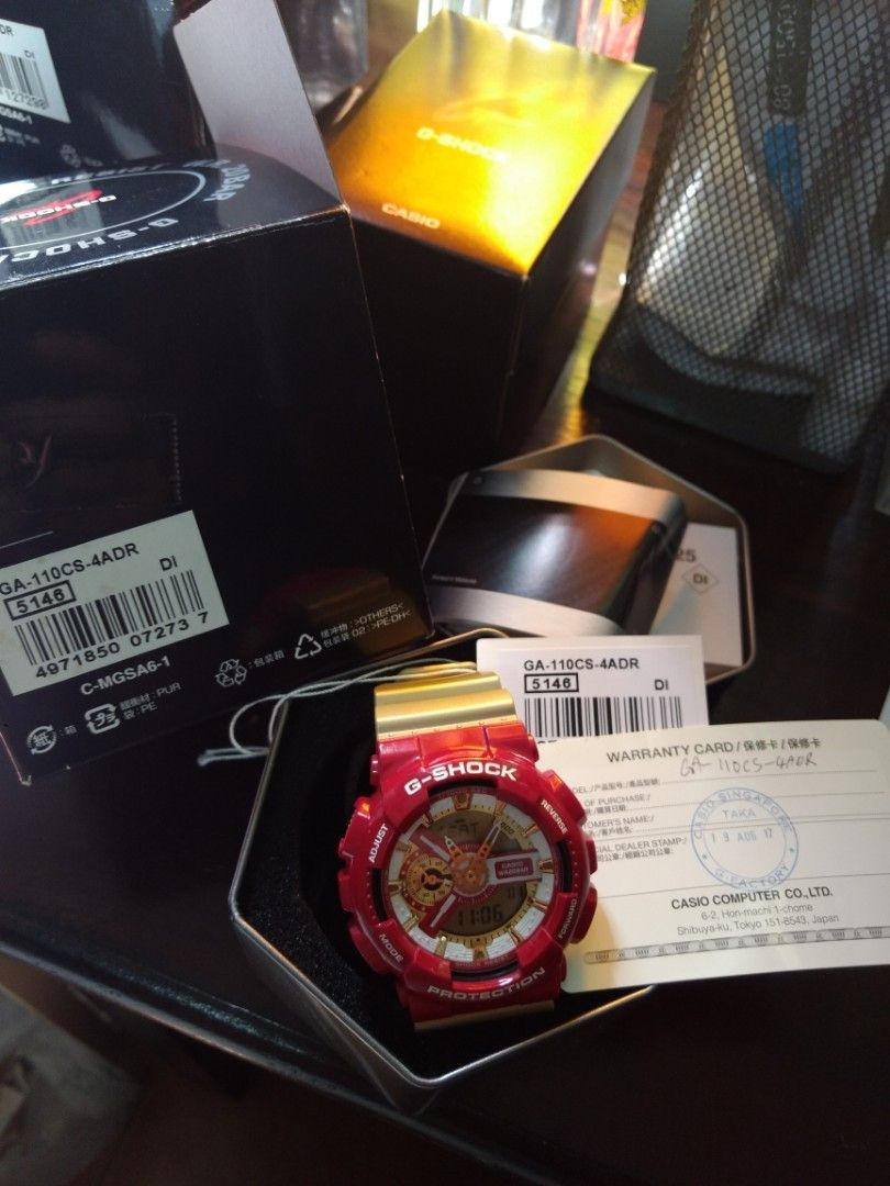 Authentic Casio g shock gshock GA110CS aka ironman, Men's Fashion, Watches & Accessories ...