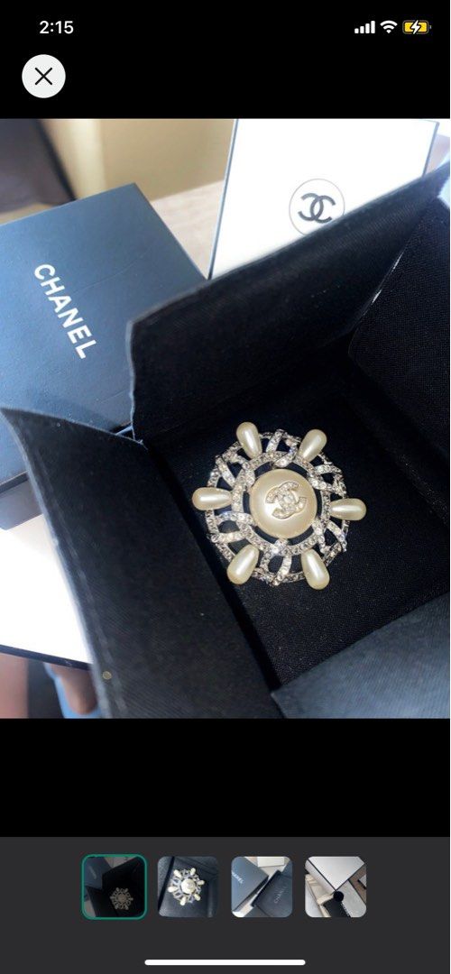 Authentic Chanel Pin, Luxury, Accessories on Carousell
