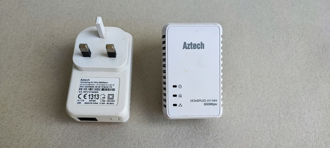AZtech HomePlug AV Mini 500Mbps, Computers & Tech, Parts & Accessories ...