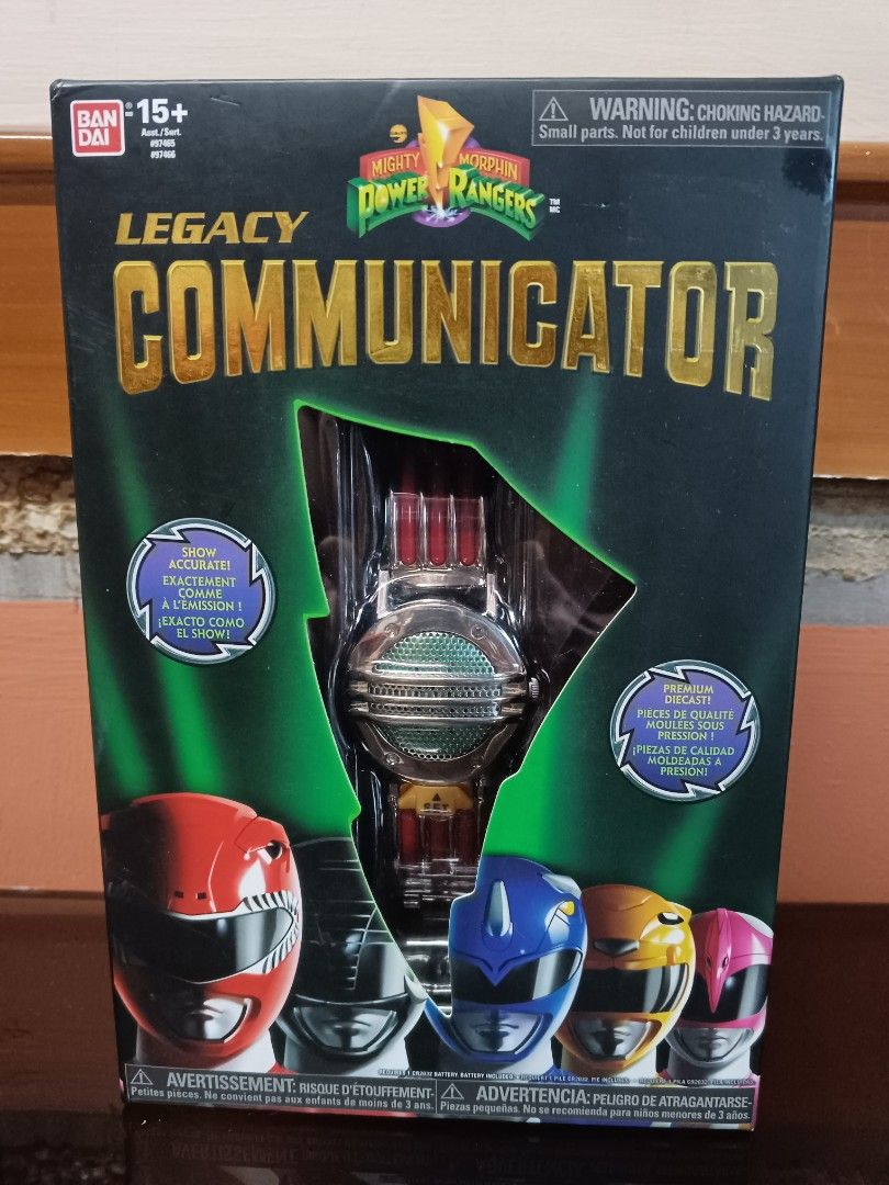Bandai Power Rangers Mighty Morphin Legacy Communicator Diecast Toy ...