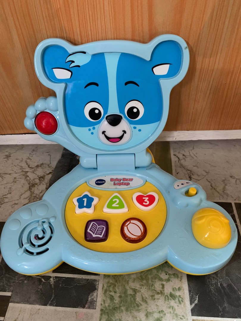 Bear's Baby Laptop, Hobbies & Toys, Toys & Games on Carousell