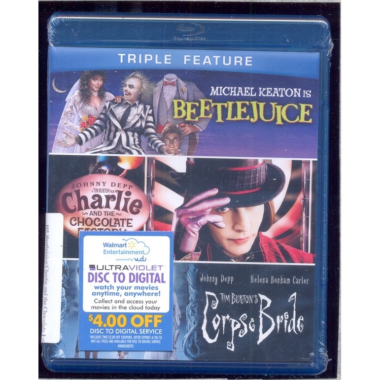 Beetlejuice / Charlie and the Chocolate Factory / Tim Burton's Corpse ...
