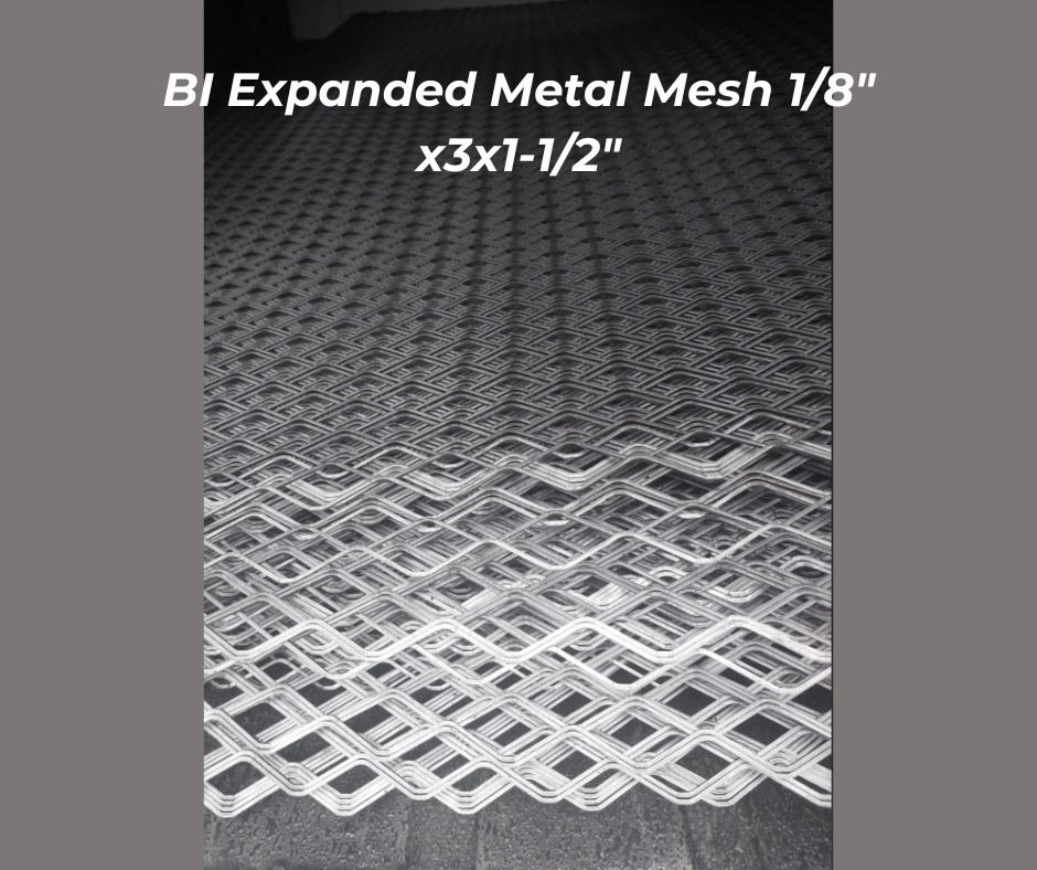 BI Expanded Metal Mesh 1/8" x3x1-1/2", Commercial & Industrial ...