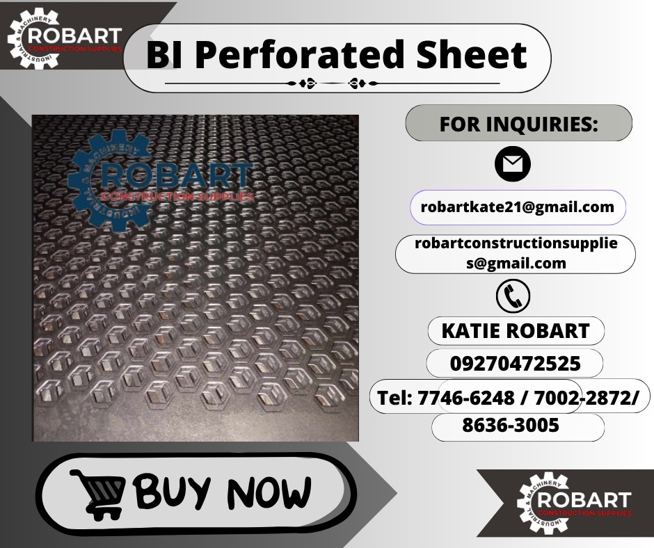 BI Perforated Sheet, Commercial & Industrial, Construction Tools ...