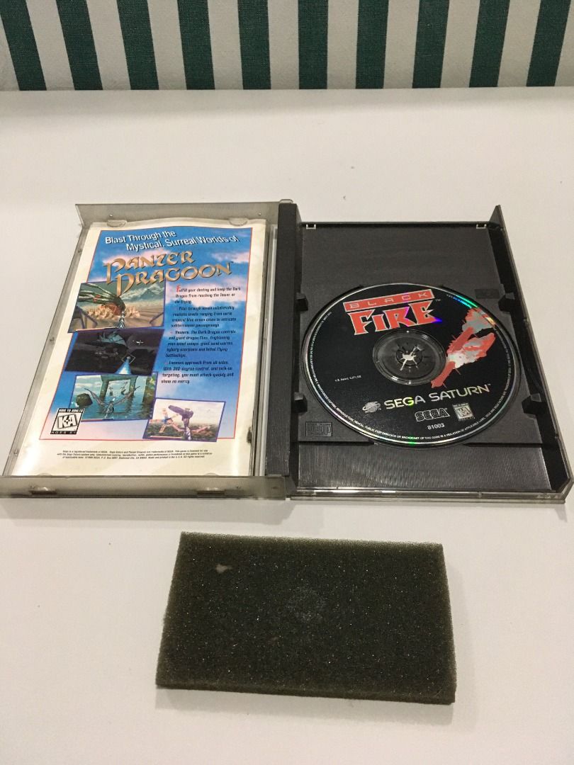 Black Fire - Sega Saturn CD / Vintage Video Game (1995), Hobbies & Toys ...
