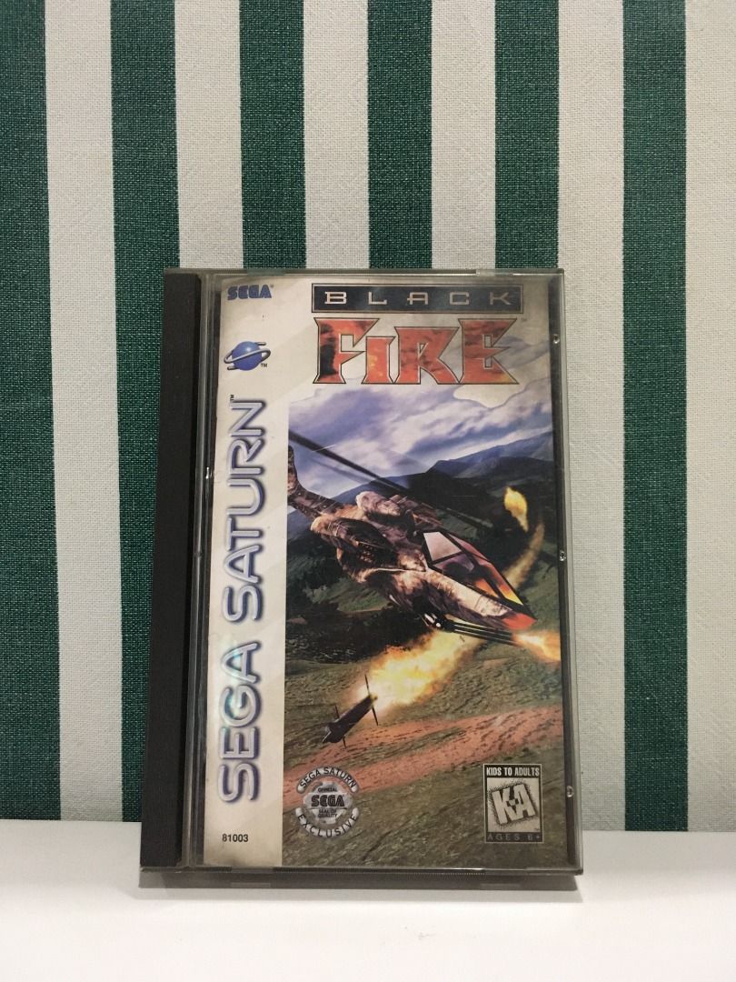 Black Fire - Sega Saturn CD / Vintage Video Game (1995), Hobbies & Toys ...
