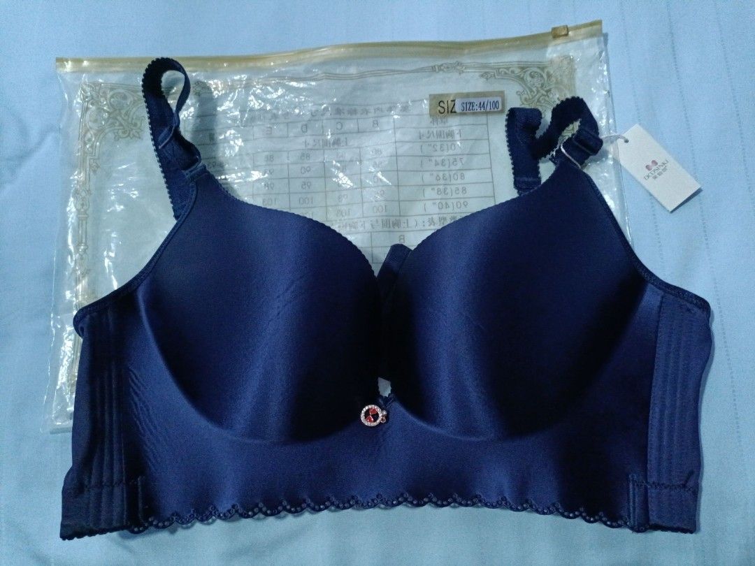 Blue plus size bra, Women's Fashion, New Undergarments & Loungewear on ...